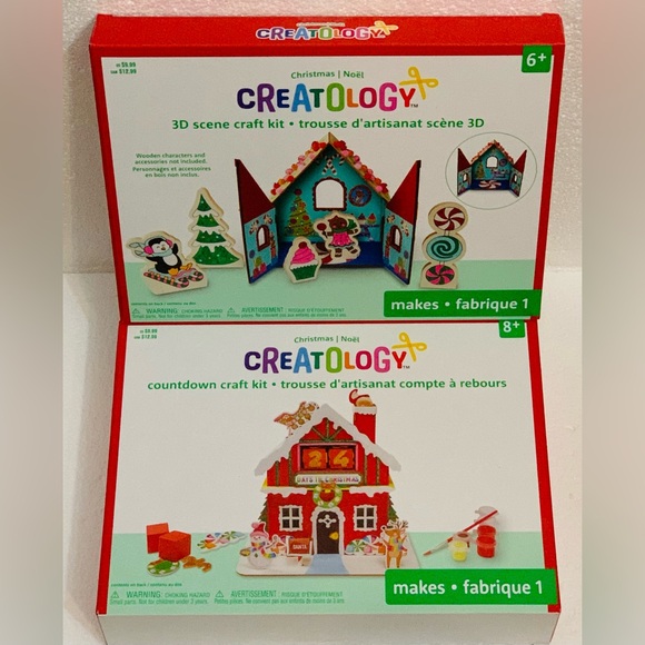 Creatology | Other | Creatology Craft Kit Christmas 3d House Scene ...